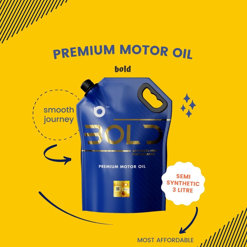 Bold 10w30 3L/4L Semi Synthetic SP Engine Oil – Portal Barang Murah