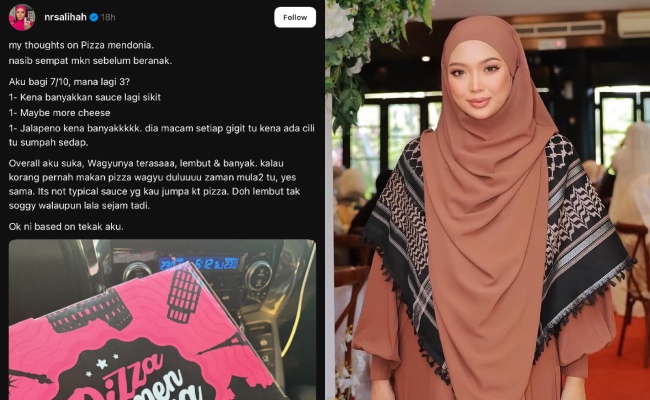 Sally Whoo ‘Review’ Pizza Mendonia Milik Cik Epal, Cadang Lebihkan Sos ...