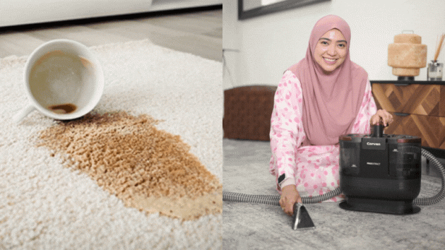 Selamat Tinggal Kotoran Degil, Kulat & Bakteria! Corvan Spot Cleaner S7 ...