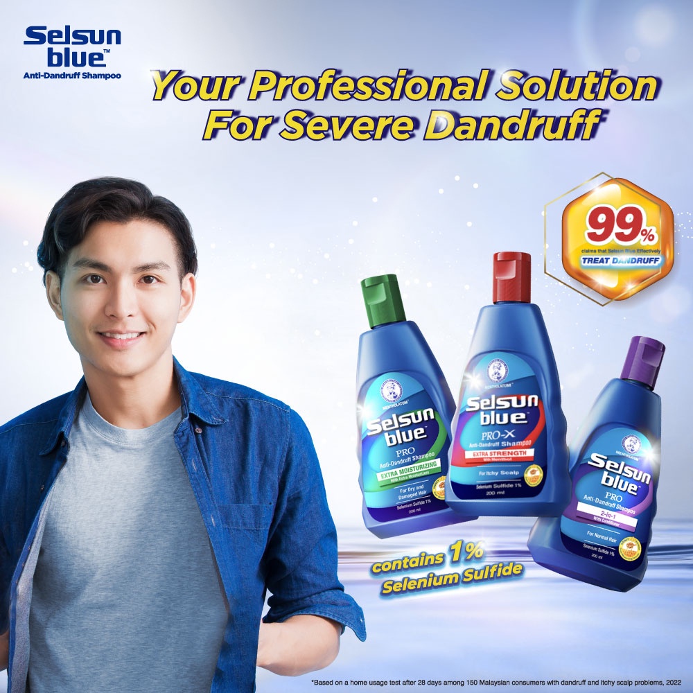 Selsun Blue Pro Extra Strength Anti-Dandruff Shampoo 120ml – Portal ...
