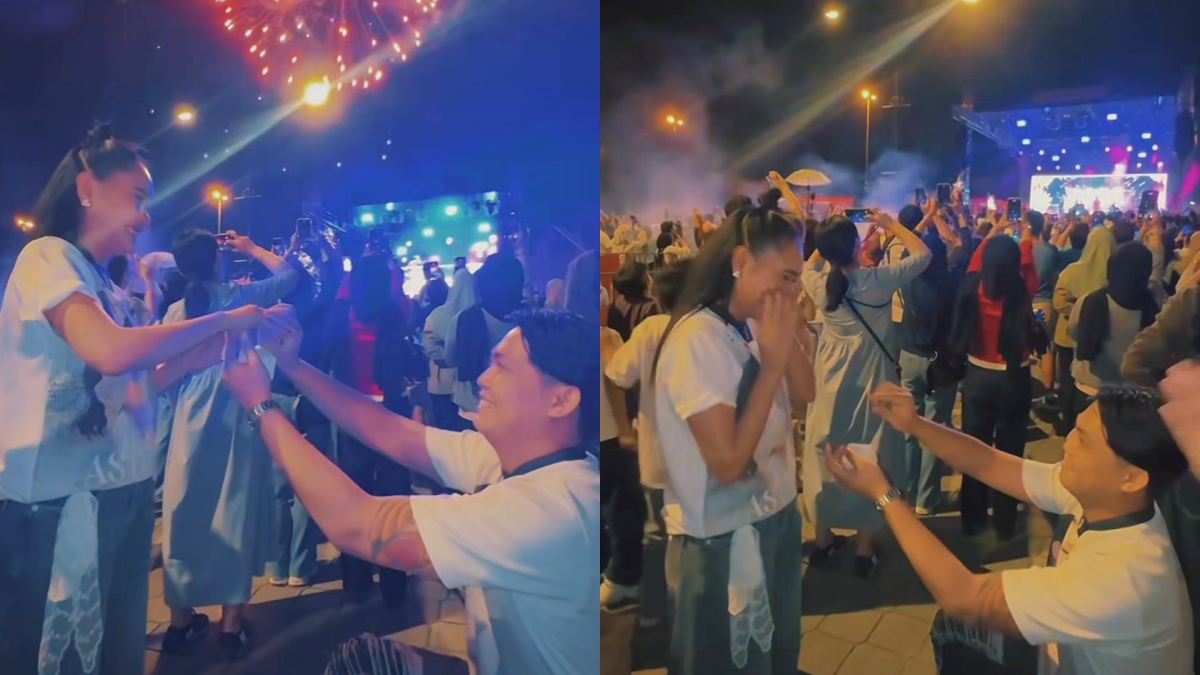 [VIDEO] Didi Astillah Dilamar Pada Malam Tahun Baharu, Kekasih Melutut ...
